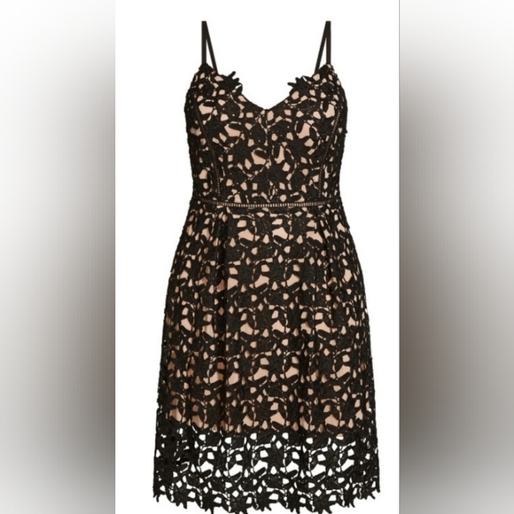 City Chic | Dresses | City Chic So Fancy Black Lace Dress | Poshmark
